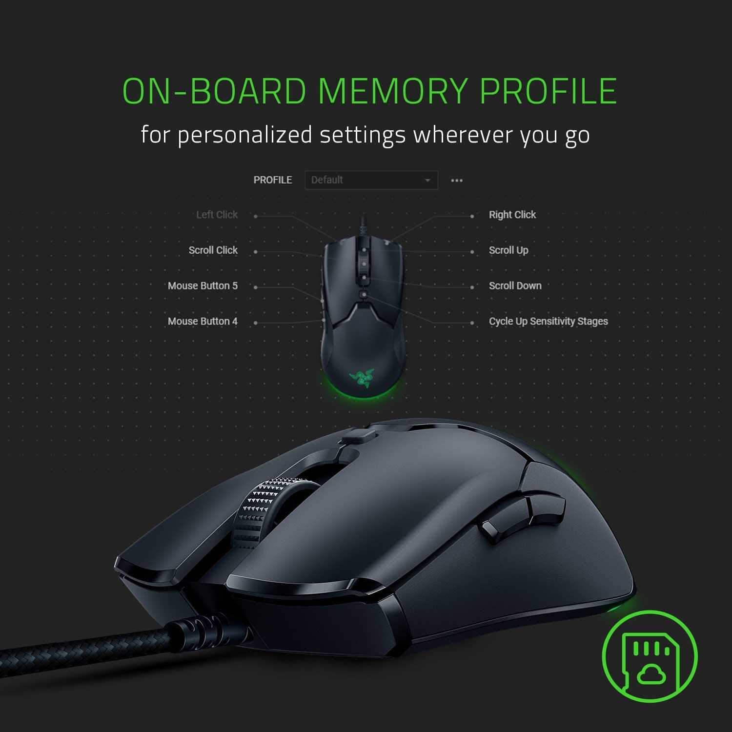 Razer™ Viper Mini Ultra-Lightweight Chroma RGB Gaming Mouse ...